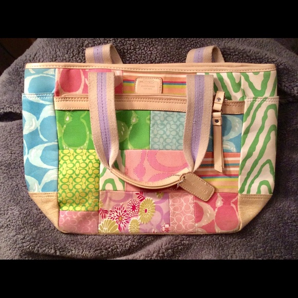 Coach | Bags | Vintage Coach Patchwork Tote | Poshmark